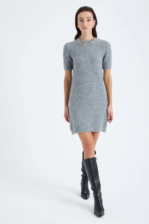 MONLICIA Rune Short Sleeve Knit Dress