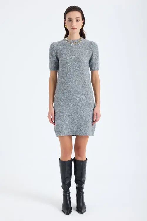 MONLICIA Rune Short Sleeve Knit Dress