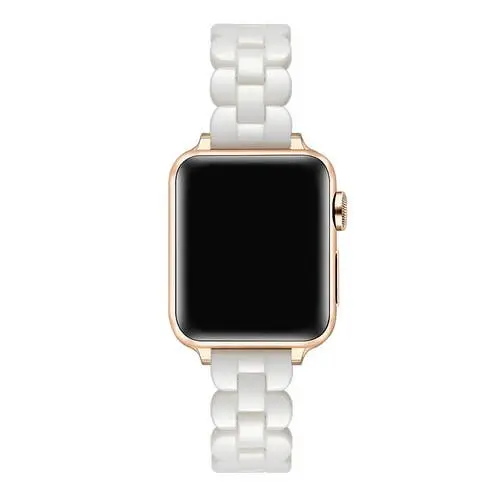 POSH TECH Resin Link Band For Apple Watch - White
