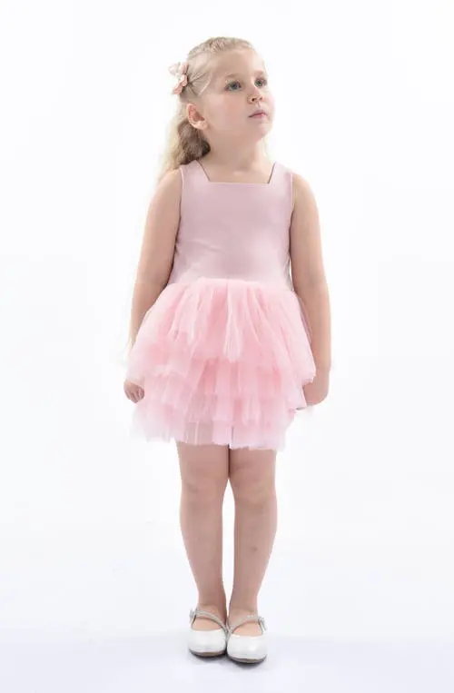 MIMI TUTU Solid Color Tutu Dress