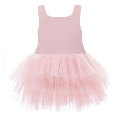 MIMI TUTU Solid Color Tutu Dress