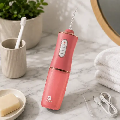PURSONIC Water Flosser For Plaque Removal - Pink