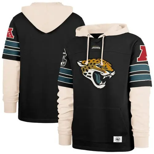 '47 Jacksonville Jaguars Split Zone Cornerback Duo Hoodie - Black