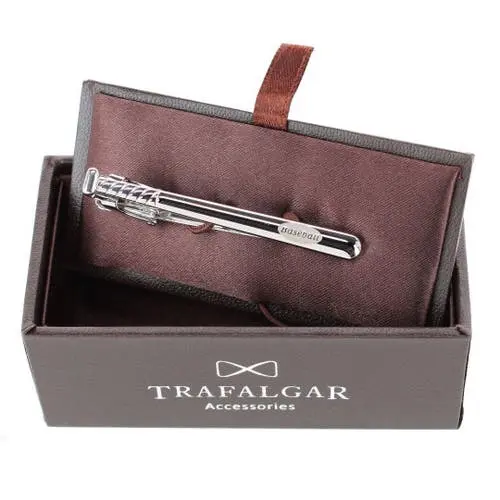 Trafalgar Home Run Baseball Bat Silver Tie Bar