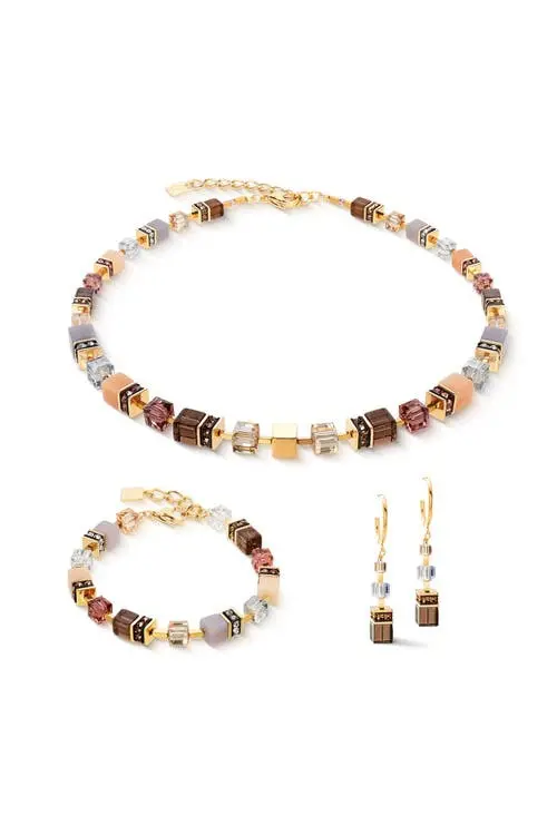 COEUR DE LION Geocube Precious Statement Earrings