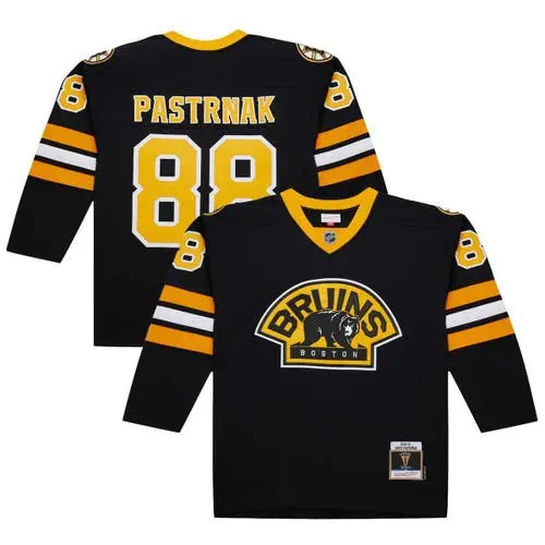 Mitchell & Ness David Pastrnak Boston Bruins 2014-15 Power Play Jersey - Black