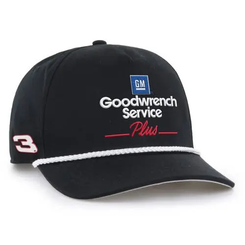 '47 Richard Childress Racing Goodwrench Service Plus Hitch Rope Adjustable Hat - Black