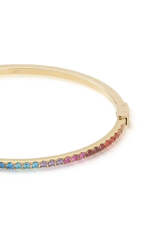 COEUR DE LION Eternal Love Rainbow Bangle - Gold
