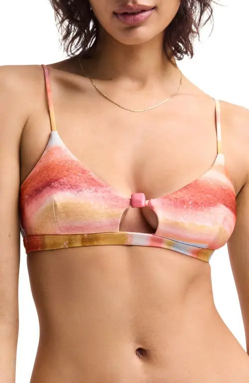 VITAMIN A® Cutout Bikini Top - Terra Forms Ecoshimmer