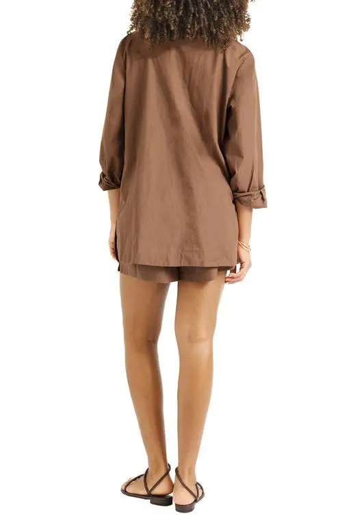 Vitamin A® Nadia Cover-up Shirt - Sand