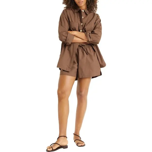 Vitamin A® Nadia Cover-up Shirt - Sand
