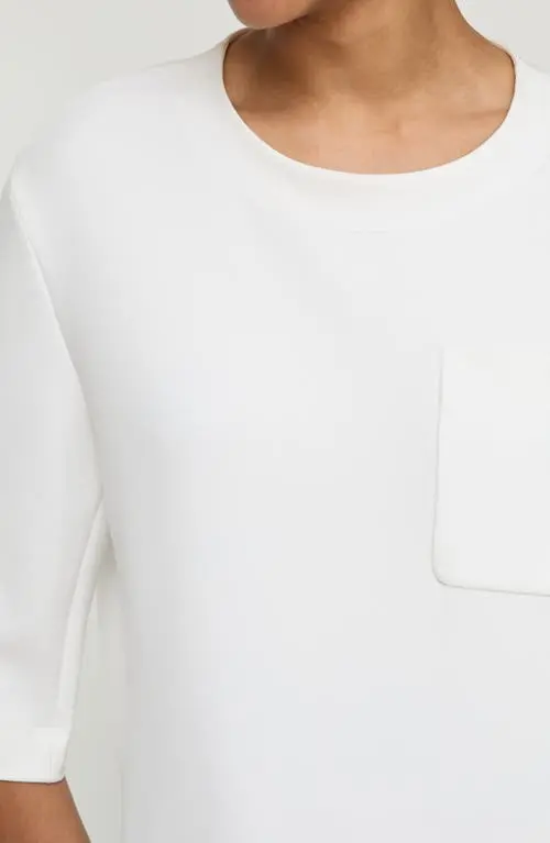 Lafayette 148 New York Relaxed Elbow Sleeve Top