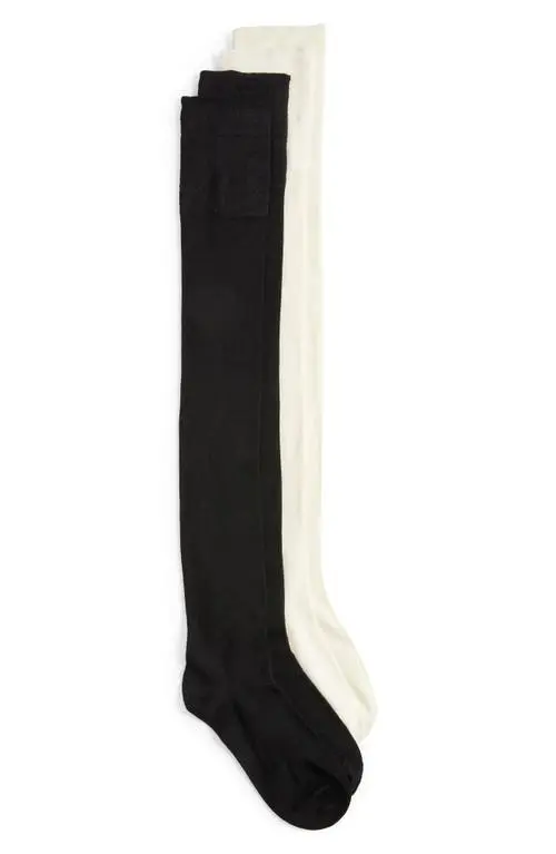 K BELL SOCKS 2-pack Over-the-knee Socks - White