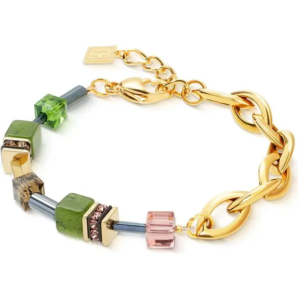 COEUR DE LION Geocube® Chunky Chain Bracelet - Green