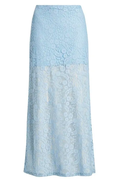 PETAL & PUP Floral Lace Maxi Skirt