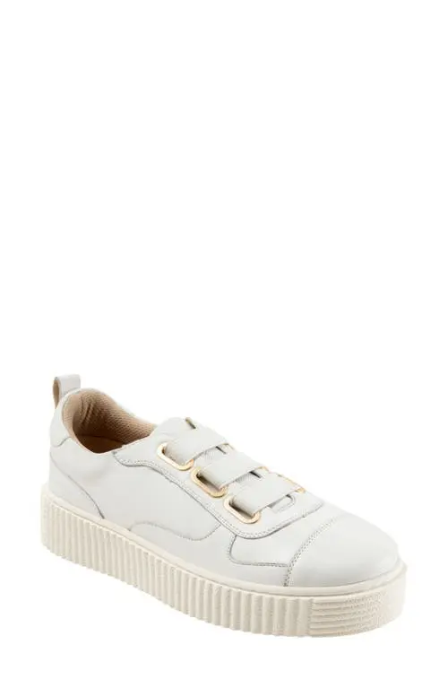 Trotters Bliss Platform Sneaker - White