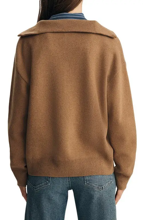 MAVI Half Zip Polo Sweater - Kelp