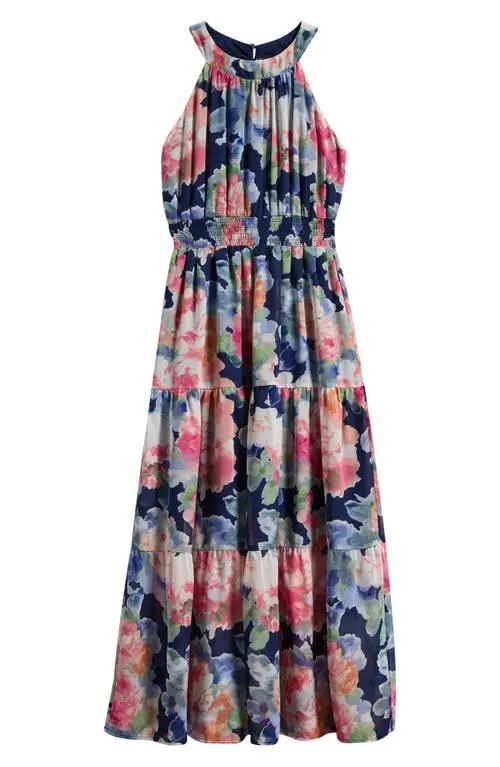 LOVE, NICKIE LEW Fit-and-flare Dress With Floral Print