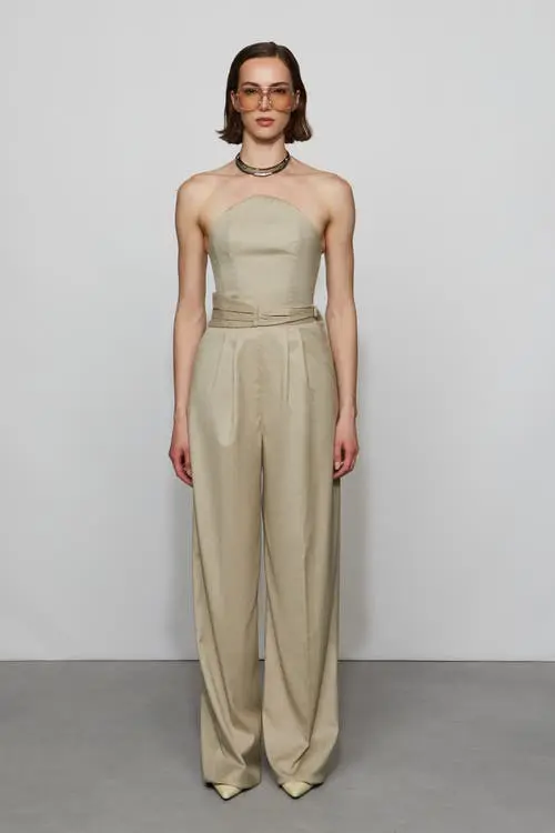 ET OCHS Crosby Jumpsuit - Taupe