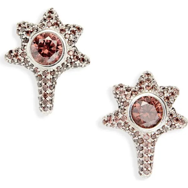 Collina Strada Coral Stud Earrings - Earth