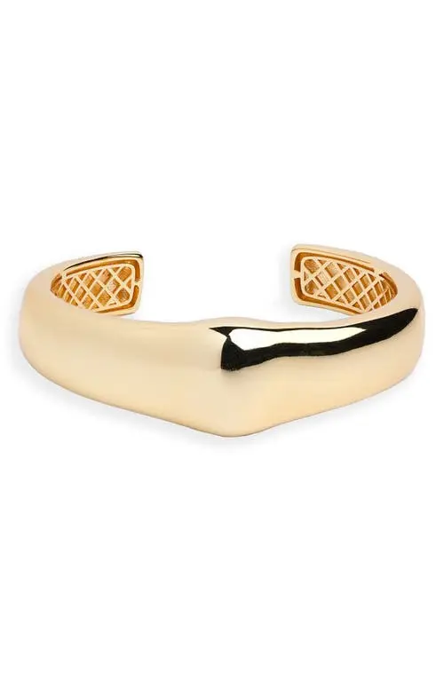 Argento Vivo Bamboo Cuff Bracelet - Gold