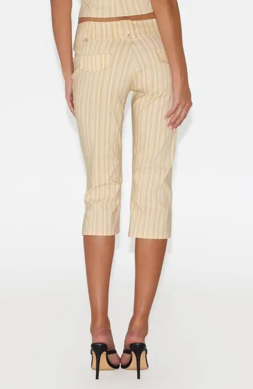 TIGER MIST Stripe Capri Pants