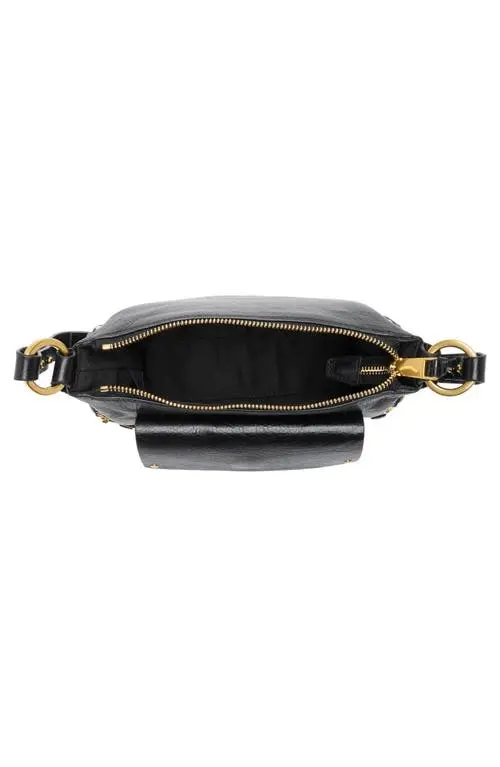 Rebecca Minkoff Mini M.a.b. Leather Shoulder Bag - Black