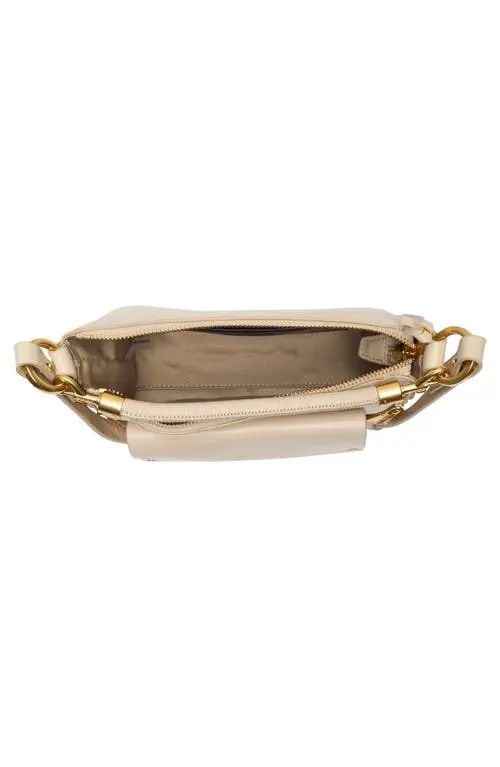 Rebecca Minkoff Mini M.a.b. Leather Shoulder Bag - Stone