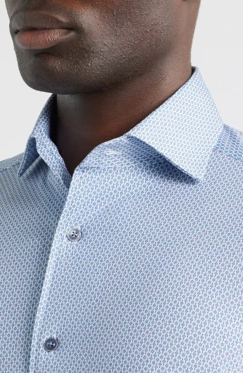 Bugatchi Devon Ooohcotton® Geo Print Button-up Shirt
