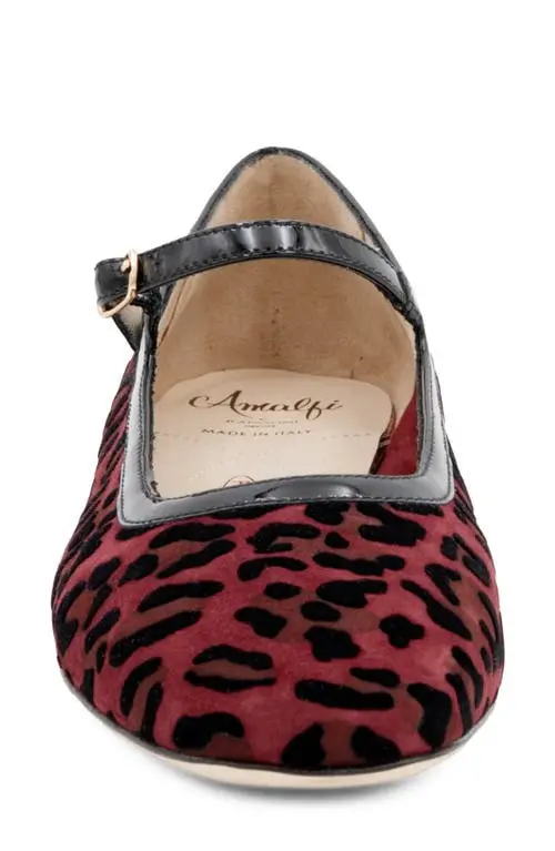 AMALFI BY RANGONI Galba Mary Jane Flat - Wine Kito