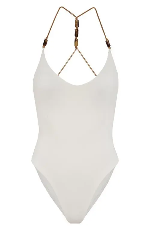 VIX PAULA HERMANNY Firenze Lesley Racerback One-piece Swimsuit