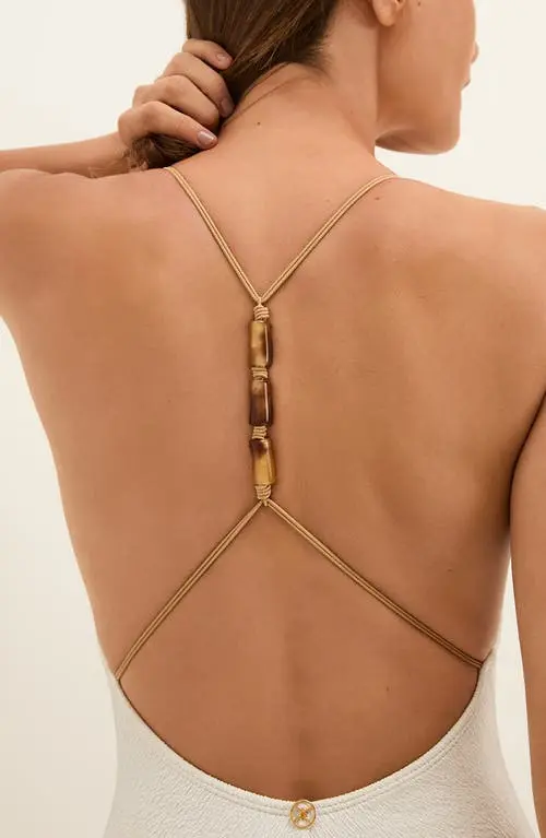 VIX PAULA HERMANNY Firenze Lesley Racerback One-piece Swimsuit