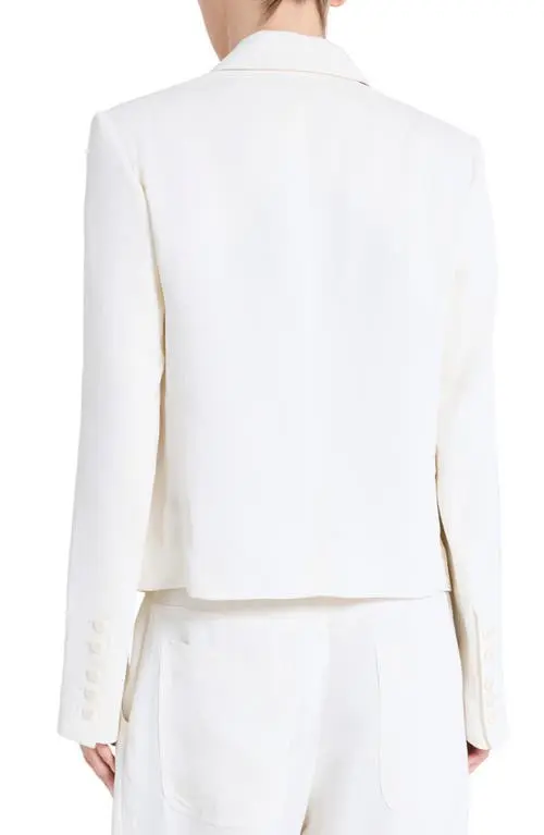 TWP Sawyer Boxy Crop Blazer - Bone