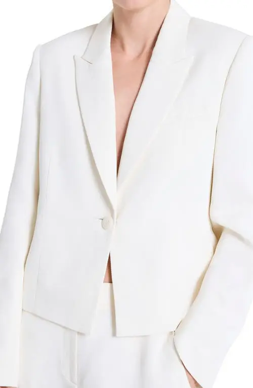 TWP Sawyer Boxy Crop Blazer - Bone