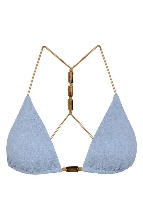 VIX PAULA HERMANNY Firenze Lesley Beaded Racerback Bikini Top