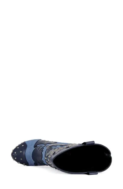 AZALEA WANG Callia Platform Western Boot
