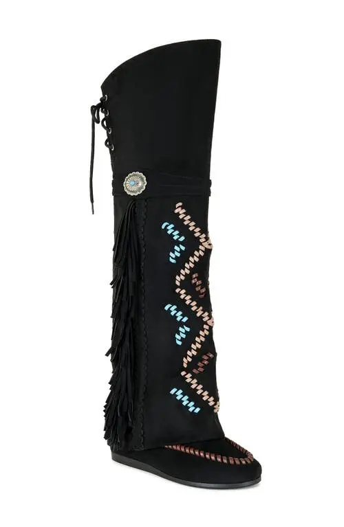 AZALEA WANG Edmund Over-the-knee Boots - Black