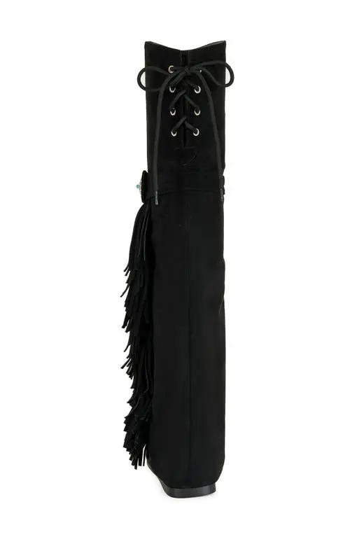 AZALEA WANG Edmund Over-the-knee Boots - Black