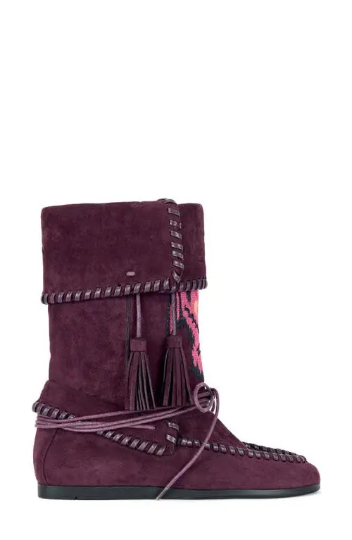 AZALEA WANG Boots - Plum