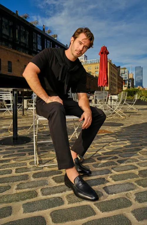 To Boot New York Keats Penny Loafer - Black