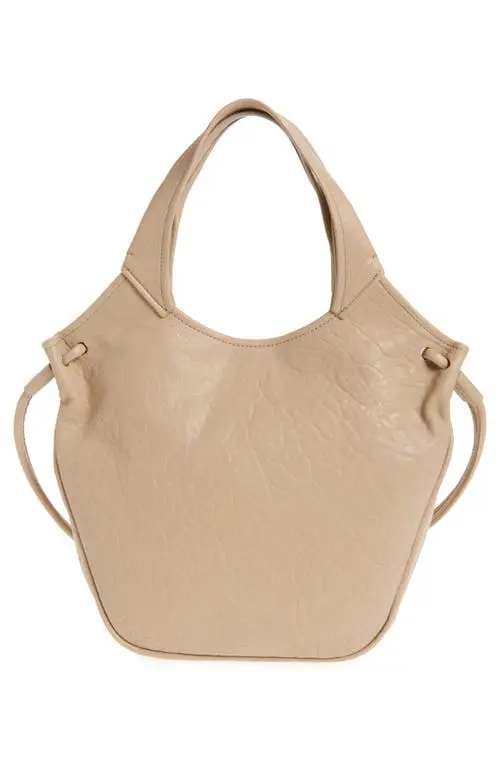 Marni Small Trunkaroo Leather Tote - Dune