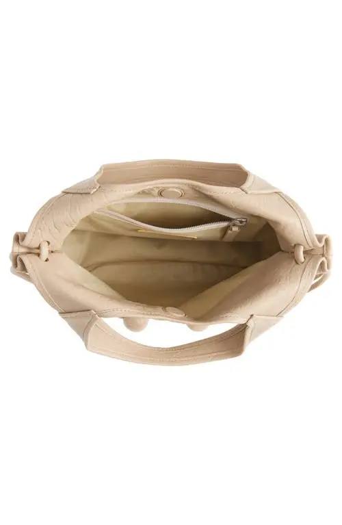 Marni Small Trunkaroo Leather Tote - Dune