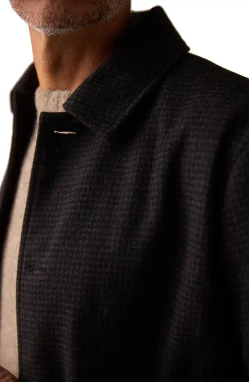 THE NORMAL BRAND Houndstooth Topcoat