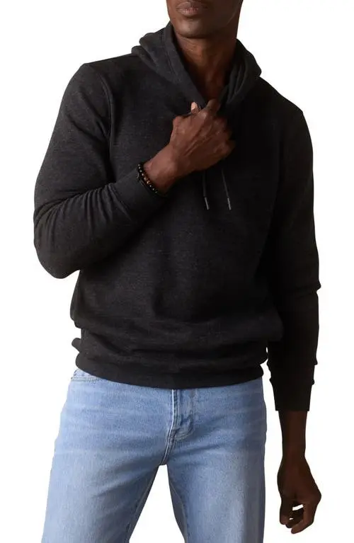 THE NORMAL BRAND Stretch Fleece Pullover Hoodie - Phantom