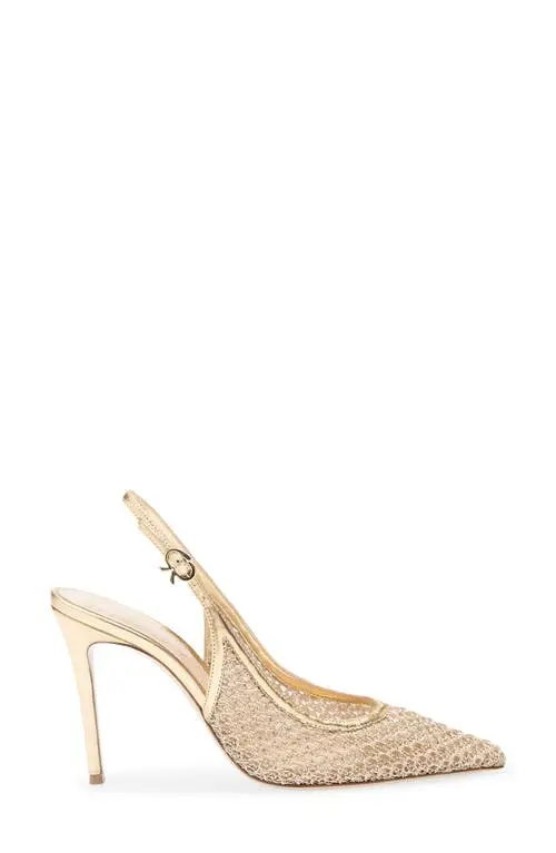 GIANVITO ROSSI Pointy Toe Slingback Sandal