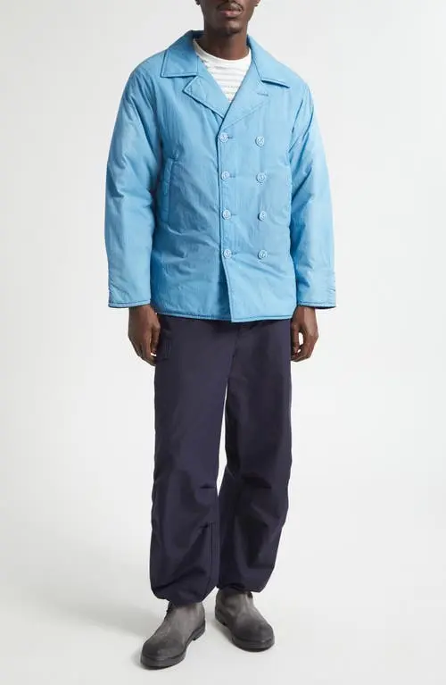 BEAMS Cotton & Nylon Oxford Cargo Pants - Navy