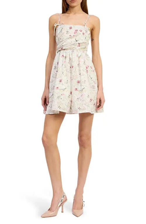 EN SAISON Floral Print Mini Dress