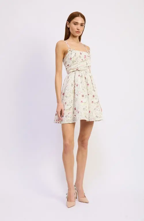 EN SAISON Floral Print Mini Dress