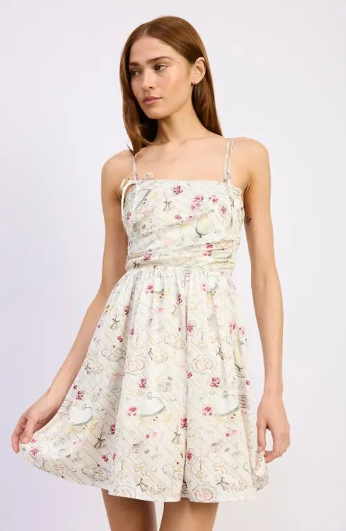 EN SAISON Floral Print Mini Dress