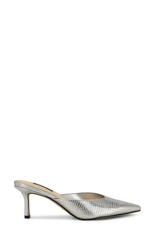 Nine West Camenla Mule - Silver